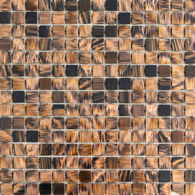 MOSAICO VIDRIO MURANO HK PEARL MARRON OSCURO E305, 20-33x33 - Orsil ...