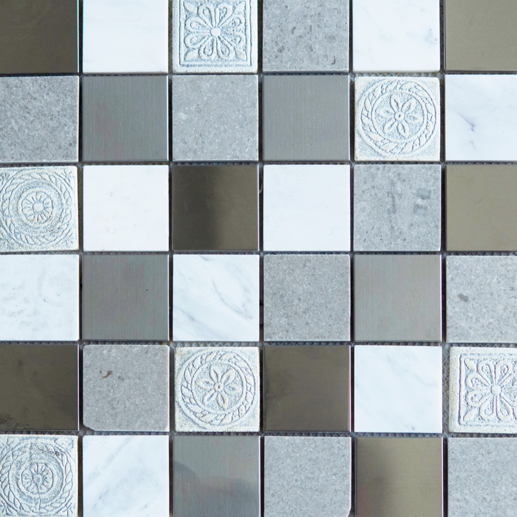 MOSAICO METAL SNEO SA07-109 30.0x30.0x8 - Orsil Arquitendencias