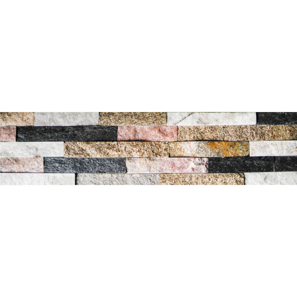 MOSAICO DE PIEDRA NATURAL BAODING MIX ROSA CS094 15X60 - Orsil ...